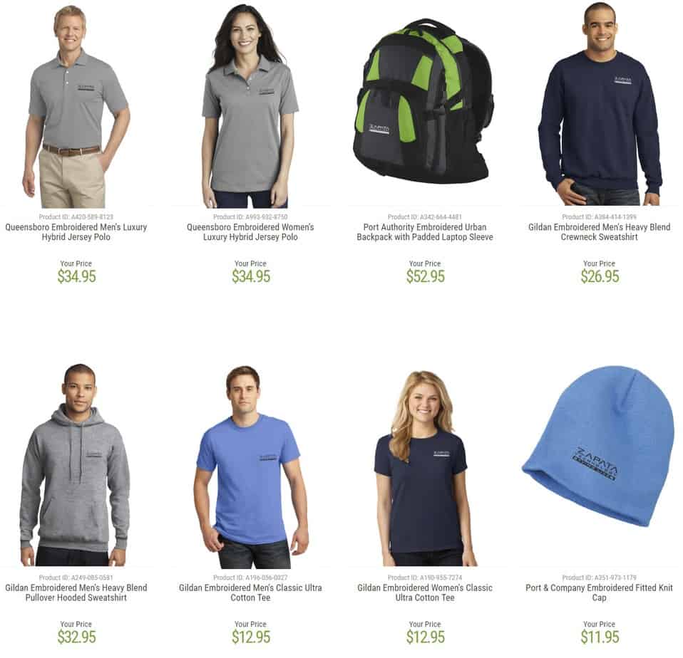 Company Store | Zapata Technology Branded Merchandise